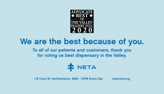 We are the Best Bcause of You, Neta Care