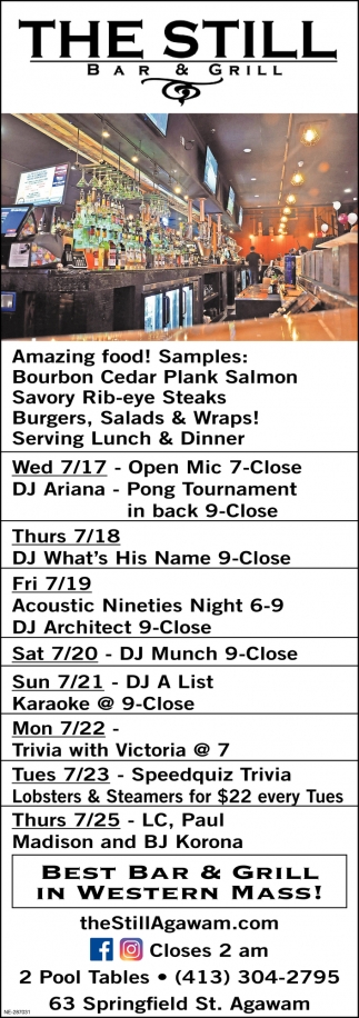 Bar & Grill, The Still Bar & Grill